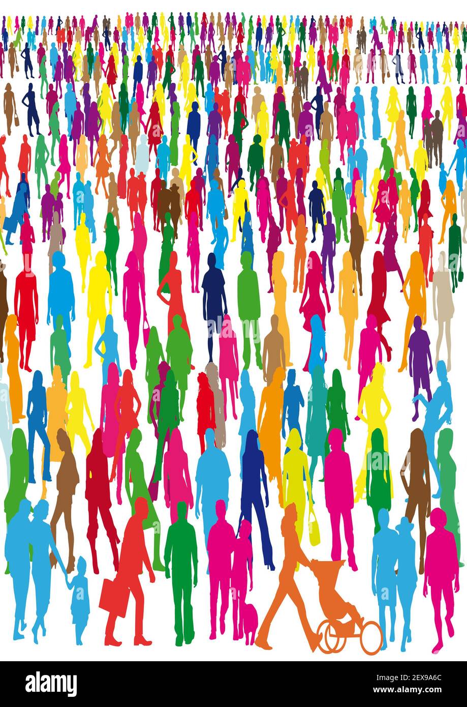 Crowd of people Stock Photo - Alamy