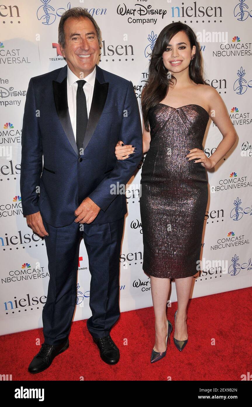 (L-R) Kenny Ortega and Sofia Carson arrives at the 30th Annual Imagen ...