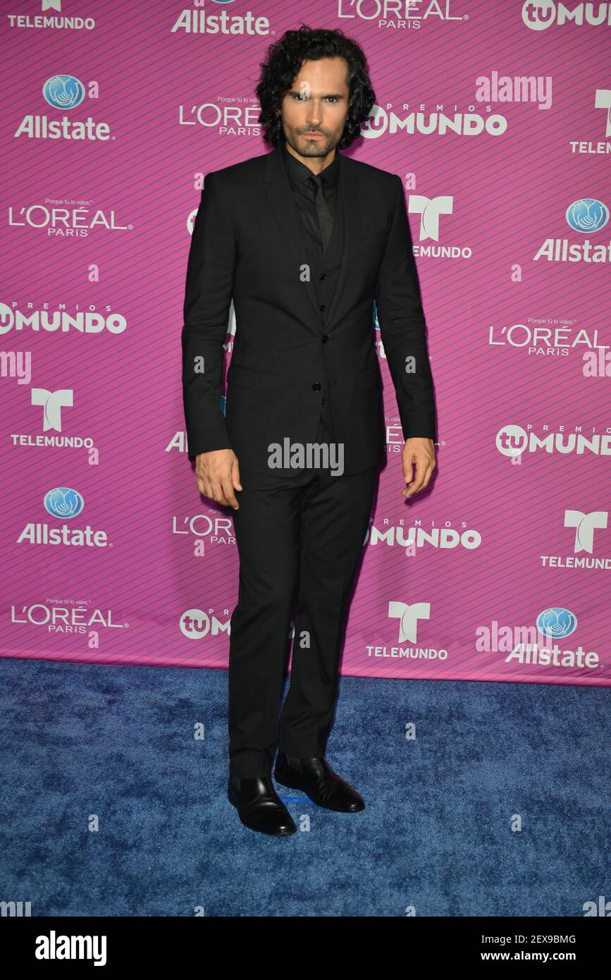 MIAMI, FL- AUGUST 20: Latin Artist Fabian Rios arrives at Telemundo's ...