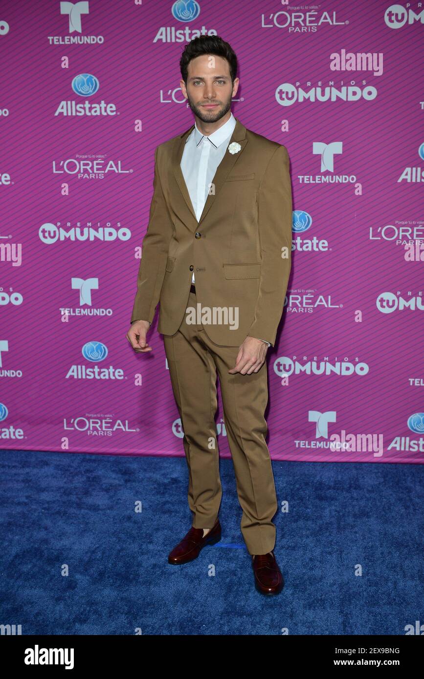 MIAMI, FL- AUGUST 20: Latin Artist Gabriel Coronel arrives at Telemundo ...