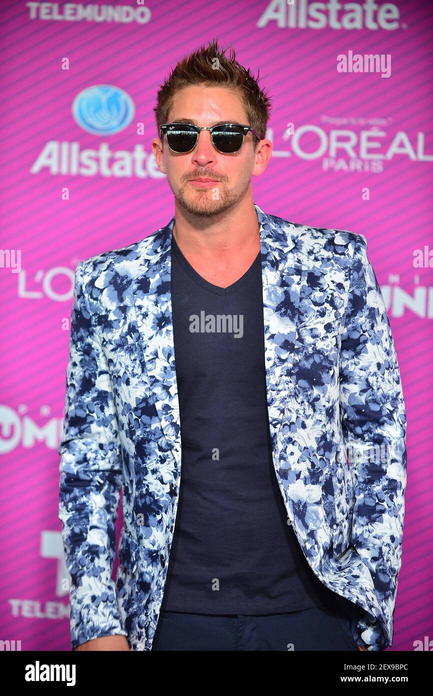 MIAMI, FL- AUGUST 20: Latin Artist Andy Zuno arrives at Telemundo's ...