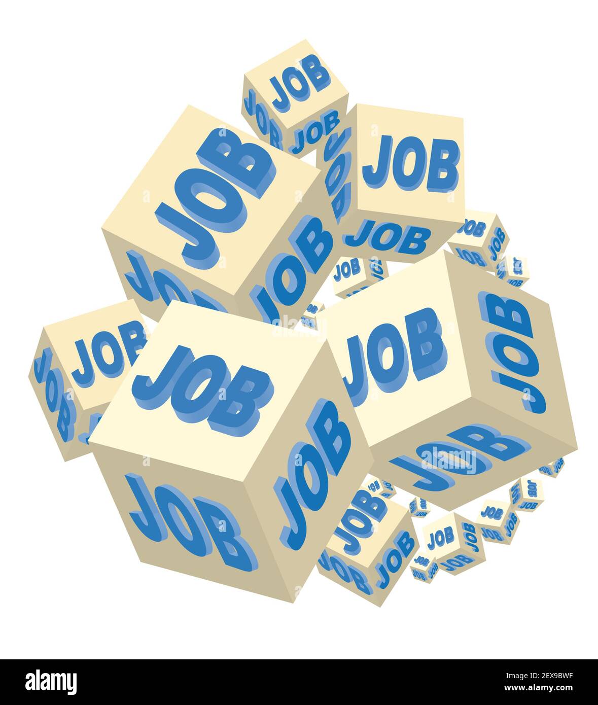 Job cube hi-res stock photography and images - Alamy