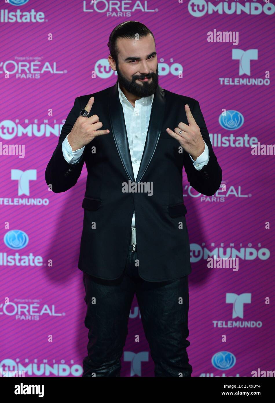 MIAMI, FL- AUGUST 20: Latin Artist Jose Luis Resendez arrives at ...