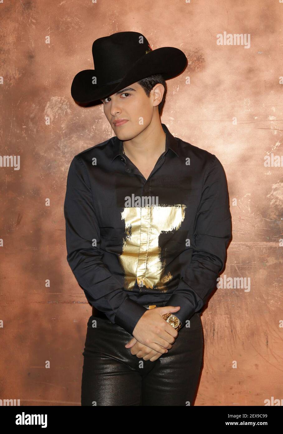 MIAMI, FL - Aug 24: Adriel Favela is seen during 'Despierta America ...