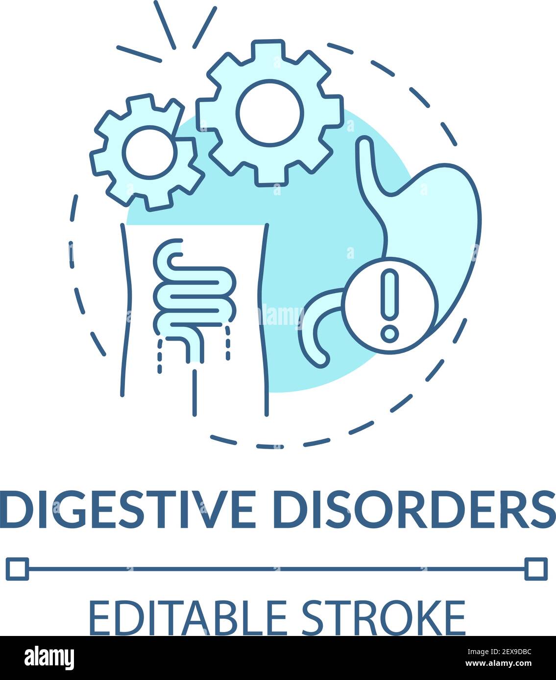 Digestive effect Stock Vector Images - Alamy