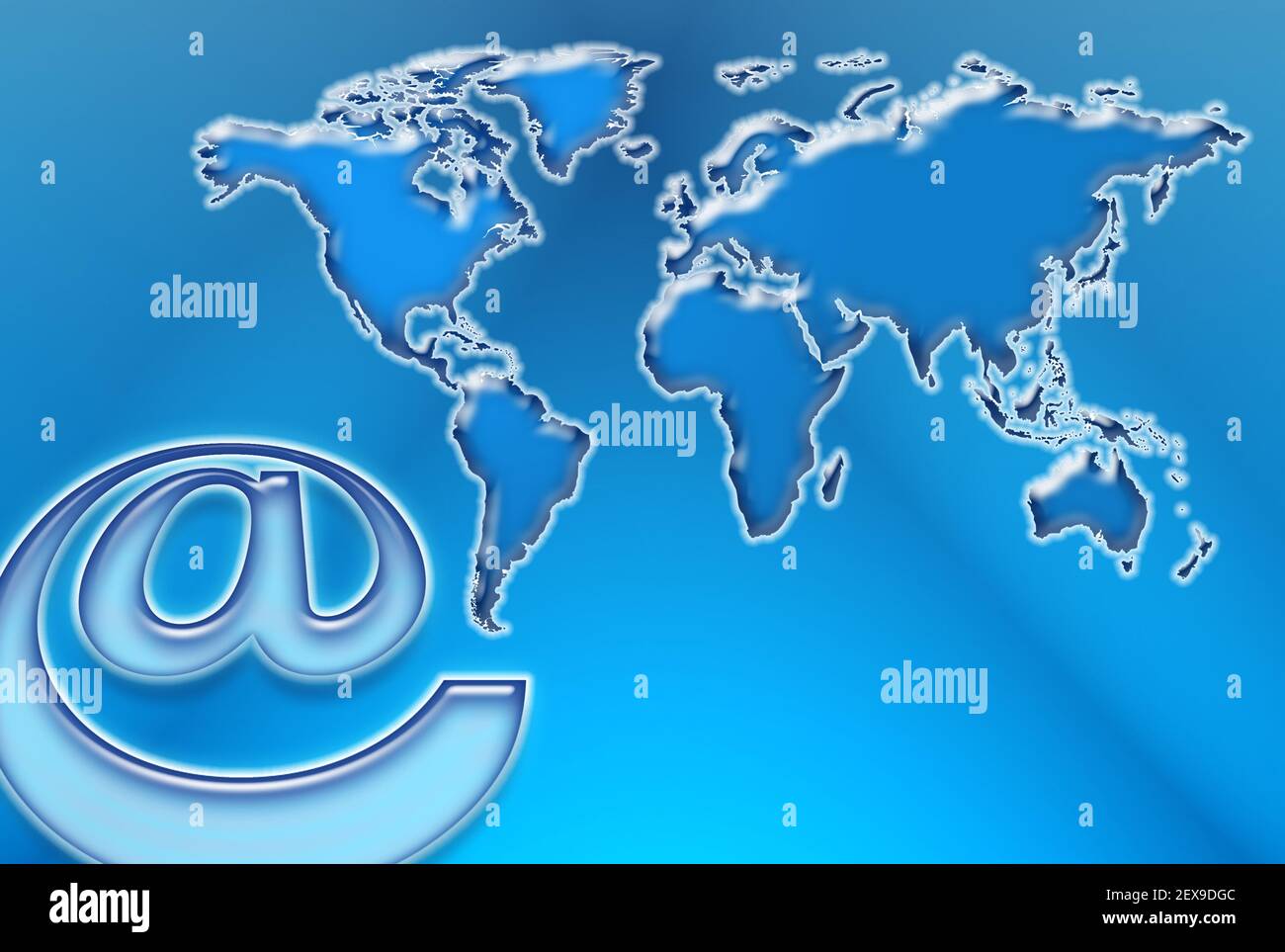 Web and World Map Stock Photo - Alamy