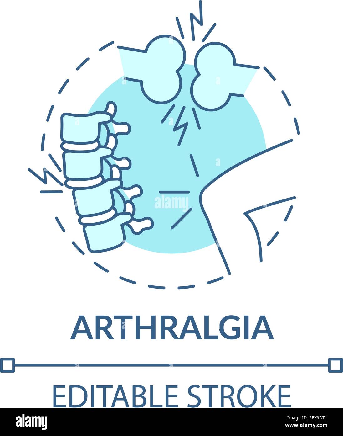 Arthralgia concept icon Stock Vector Image & Art - Alamy