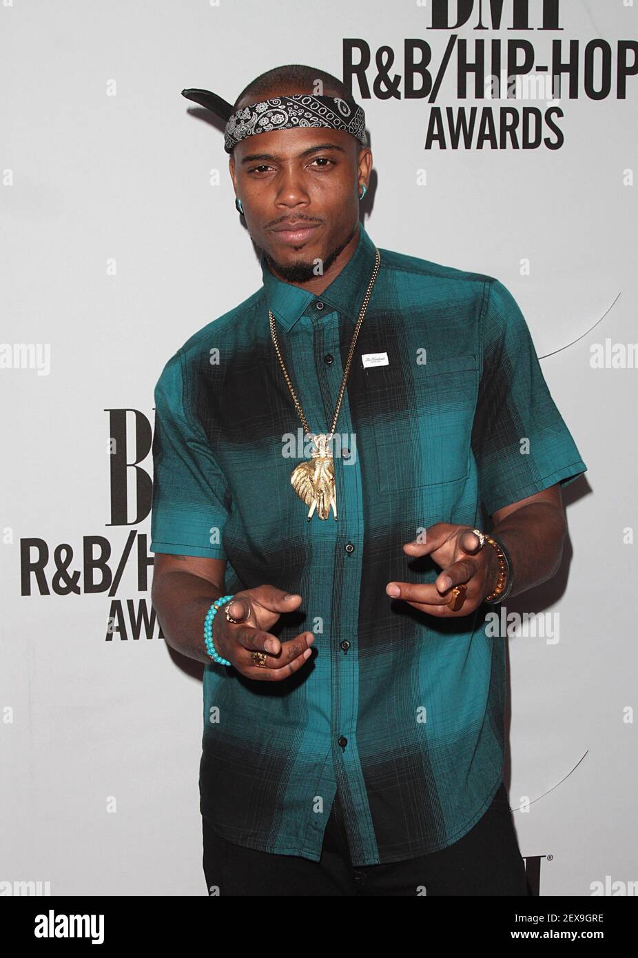 B.o.B attends The BMI R&B/Hip-Hop Awards held at the Saban Theatre in ...