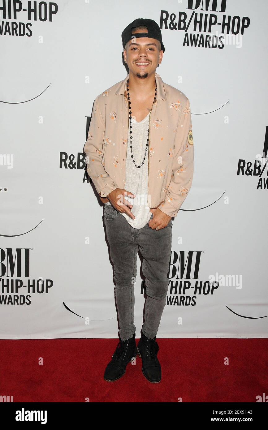 28 August 2015 - Beverly Hills, California - Evan Ross. 2015 BMI R&B ...