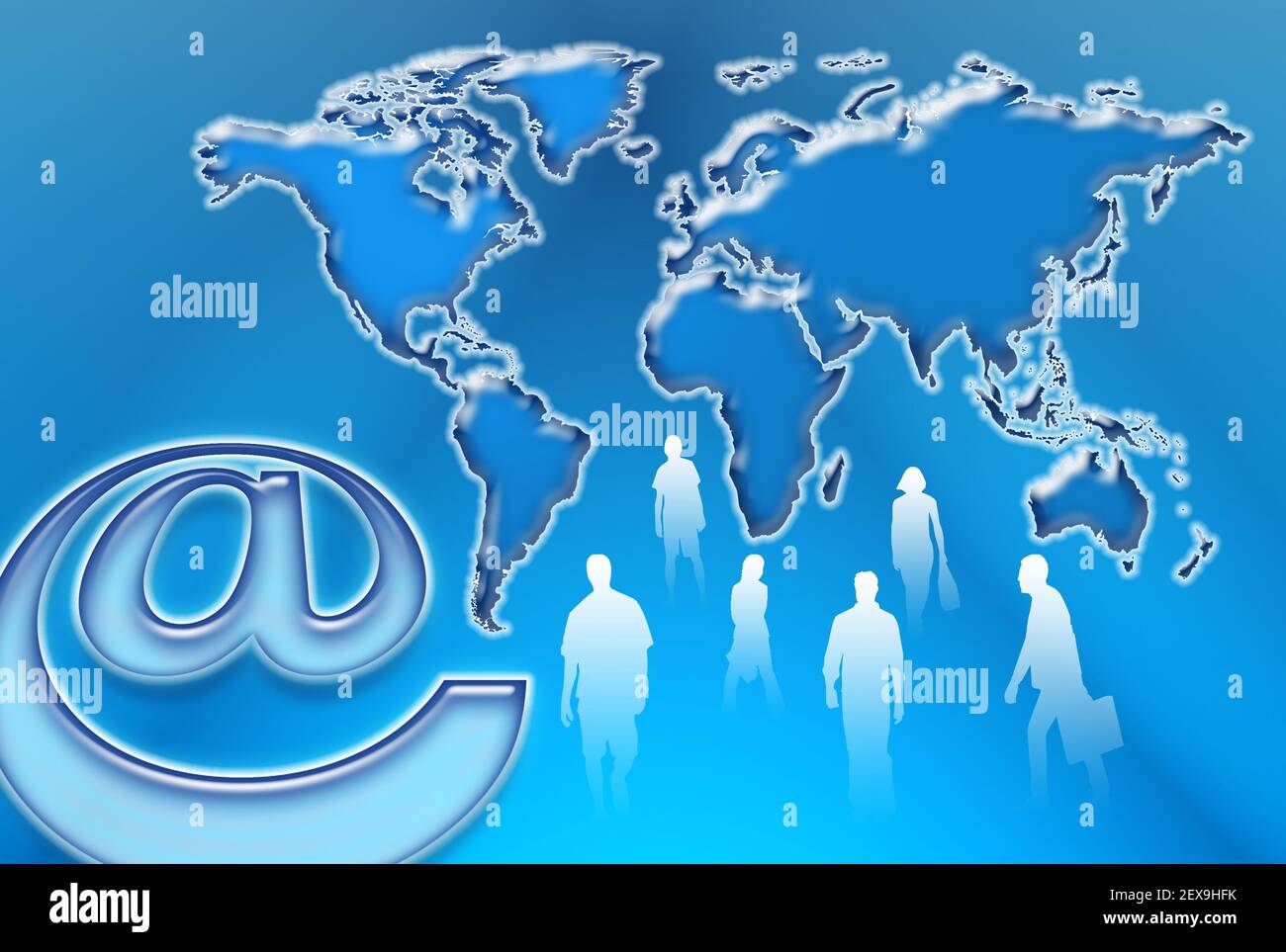 Communication in the world Stock Photo - Alamy