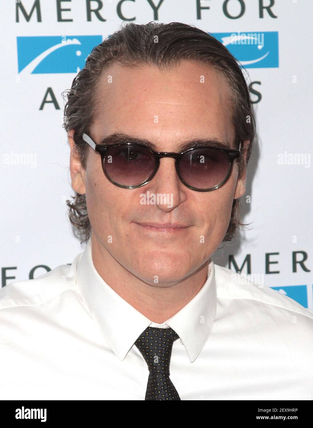 Joaquin Phoenix attends The Mercy for Animals Hidden Heros Gala held at ...