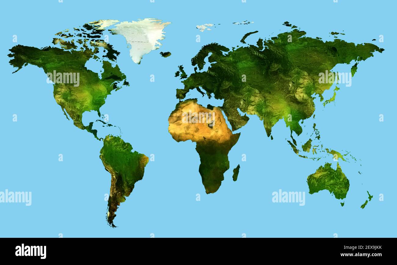 Card of the world Stock Photo - Alamy