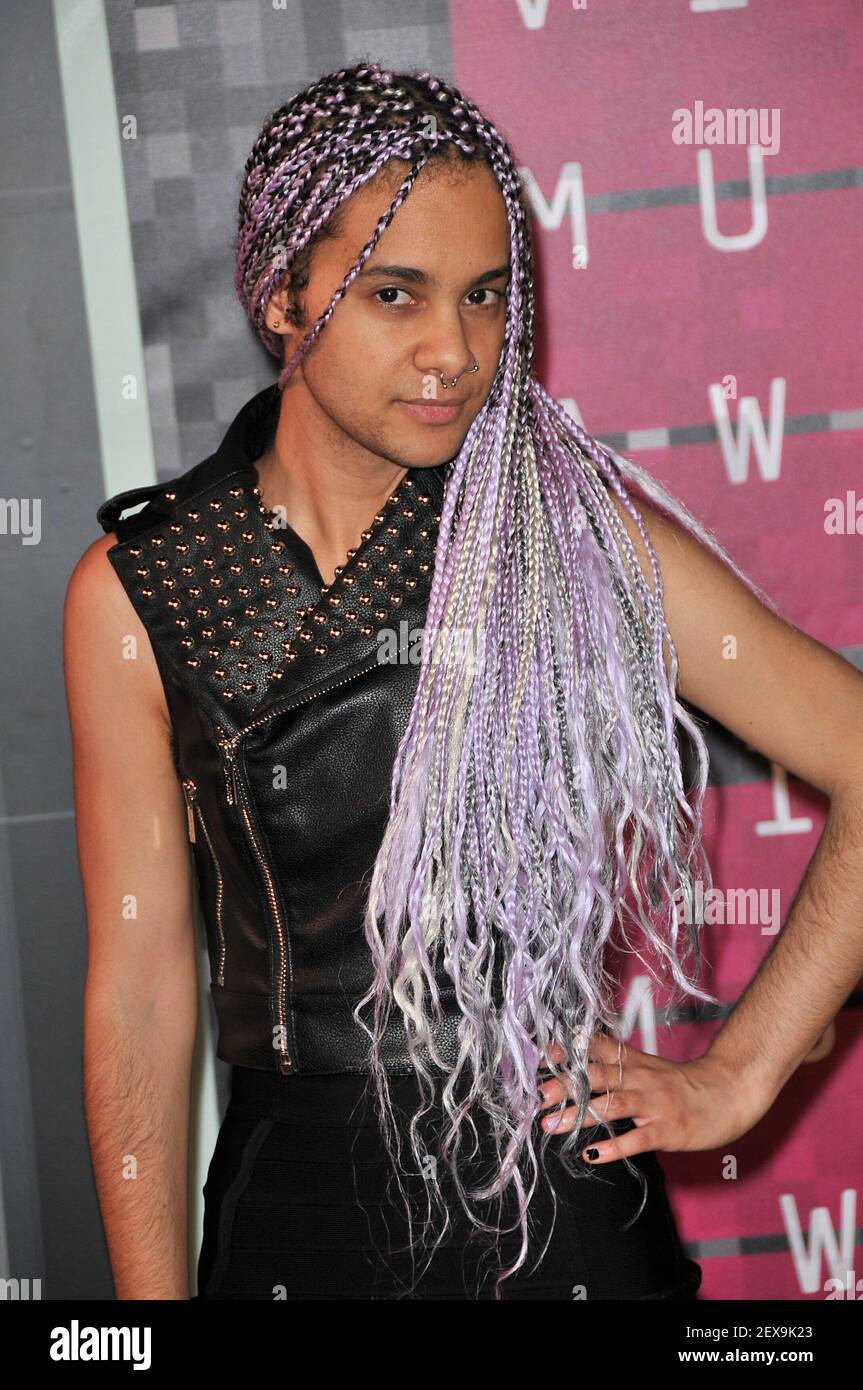 Tyler Ford arrives at the 2015 MTV Video Music Awards held at the ...