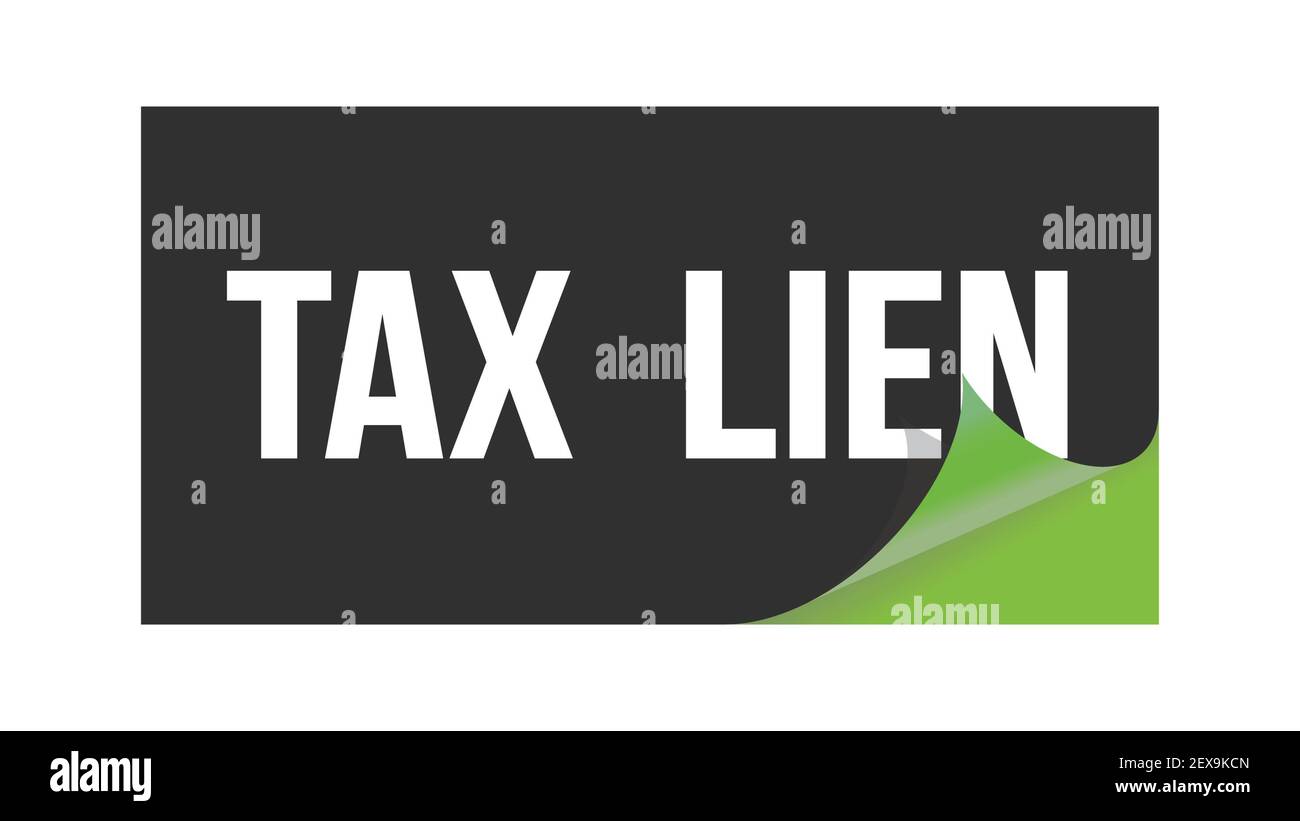 Tax lien hi-res stock photography and images - Alamy