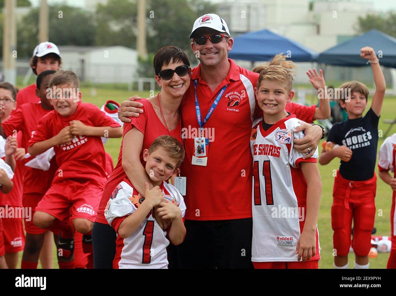 The Bejerano family; wife, Karin Bejerano; and her husband, Andres ...