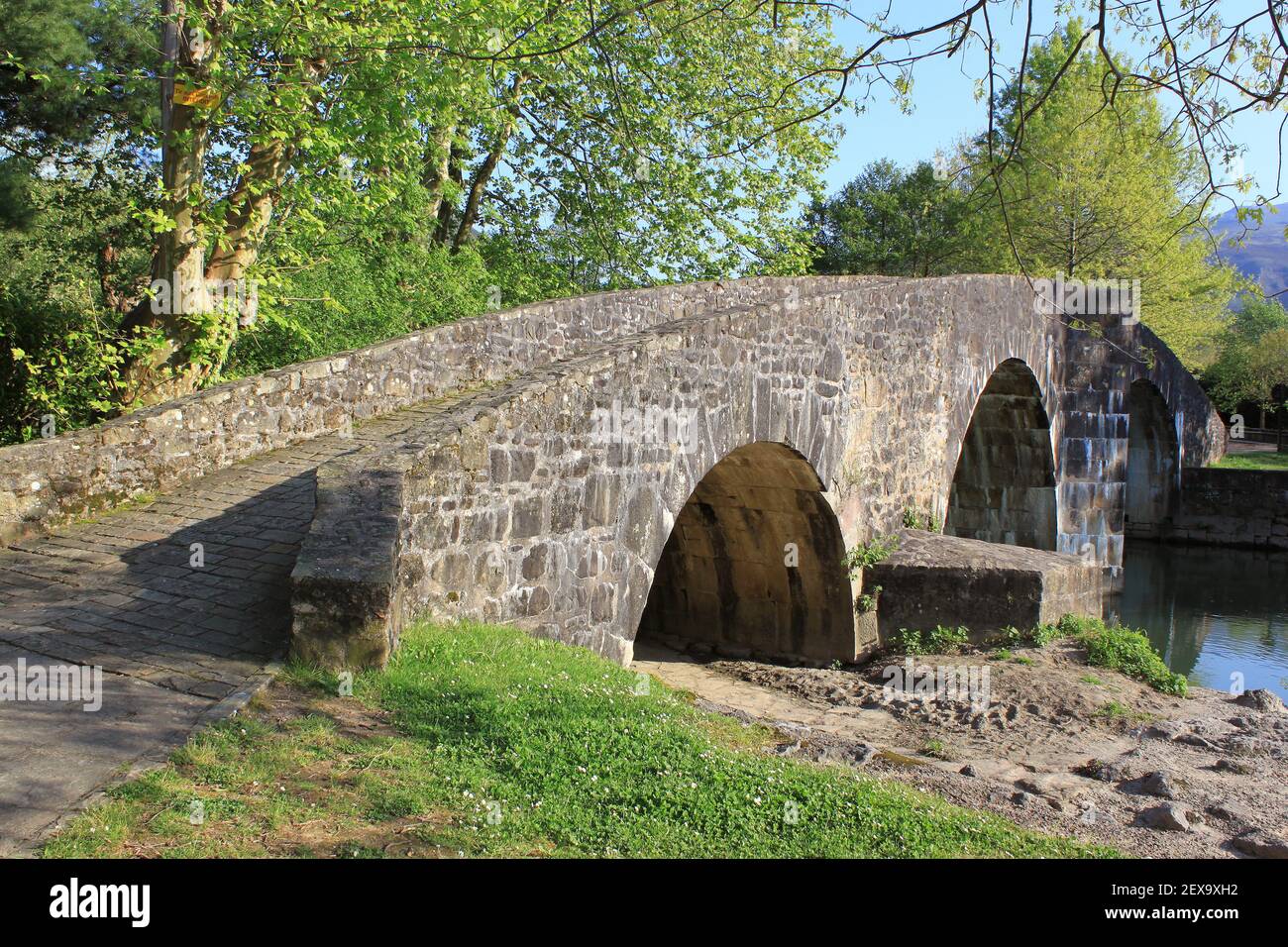 Bridge over water Stock Photo - Alamy