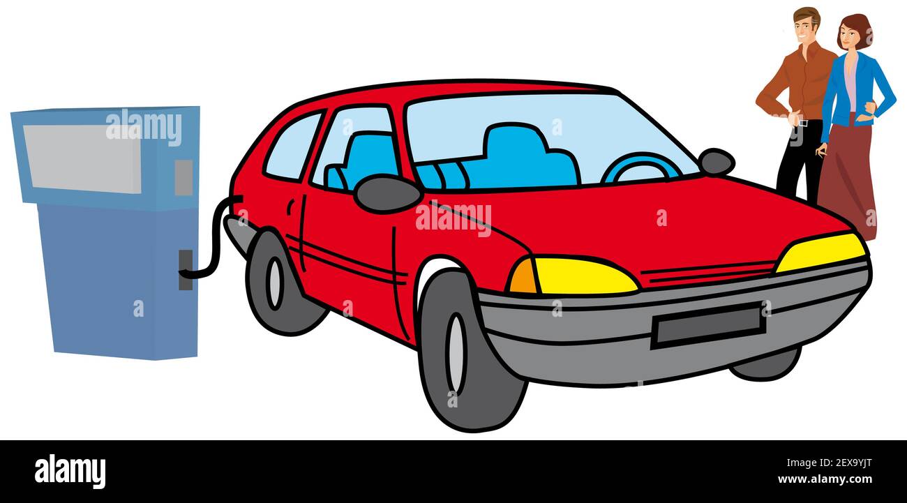 Truck service station Cut Out Stock Images & Pictures - Alamy