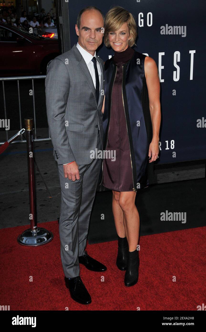 (L-R) Michael Kelly and Karyn Kelly arrives at the "Everest" Los ...