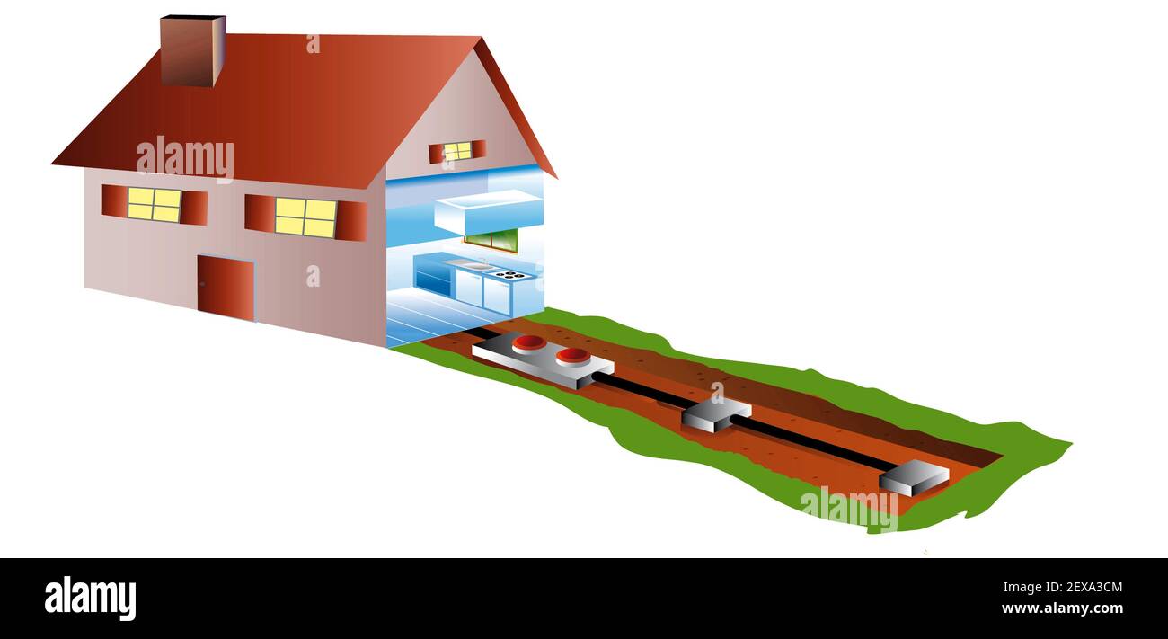 Basement of house Cut Out Stock Images & Pictures - Alamy