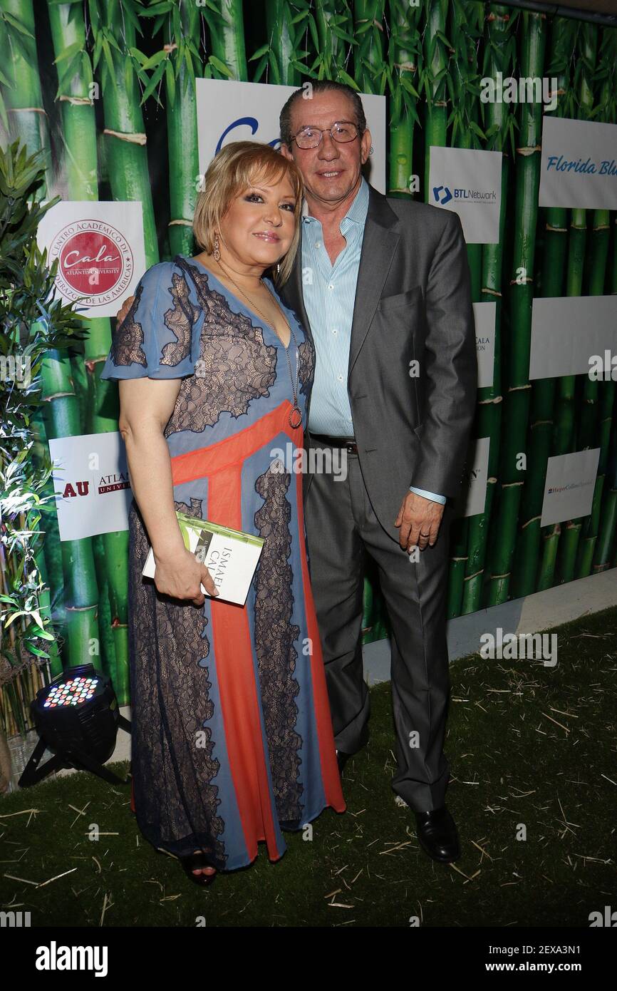 MIAMI BEACH, FL-SEPT 10: Dra. Nancy Alvarez and Dr. Alvaro Skupin are ...