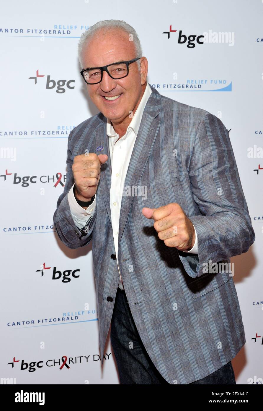 Former boxer Gerry Cooney attends the BGC Partners Charity Day ...