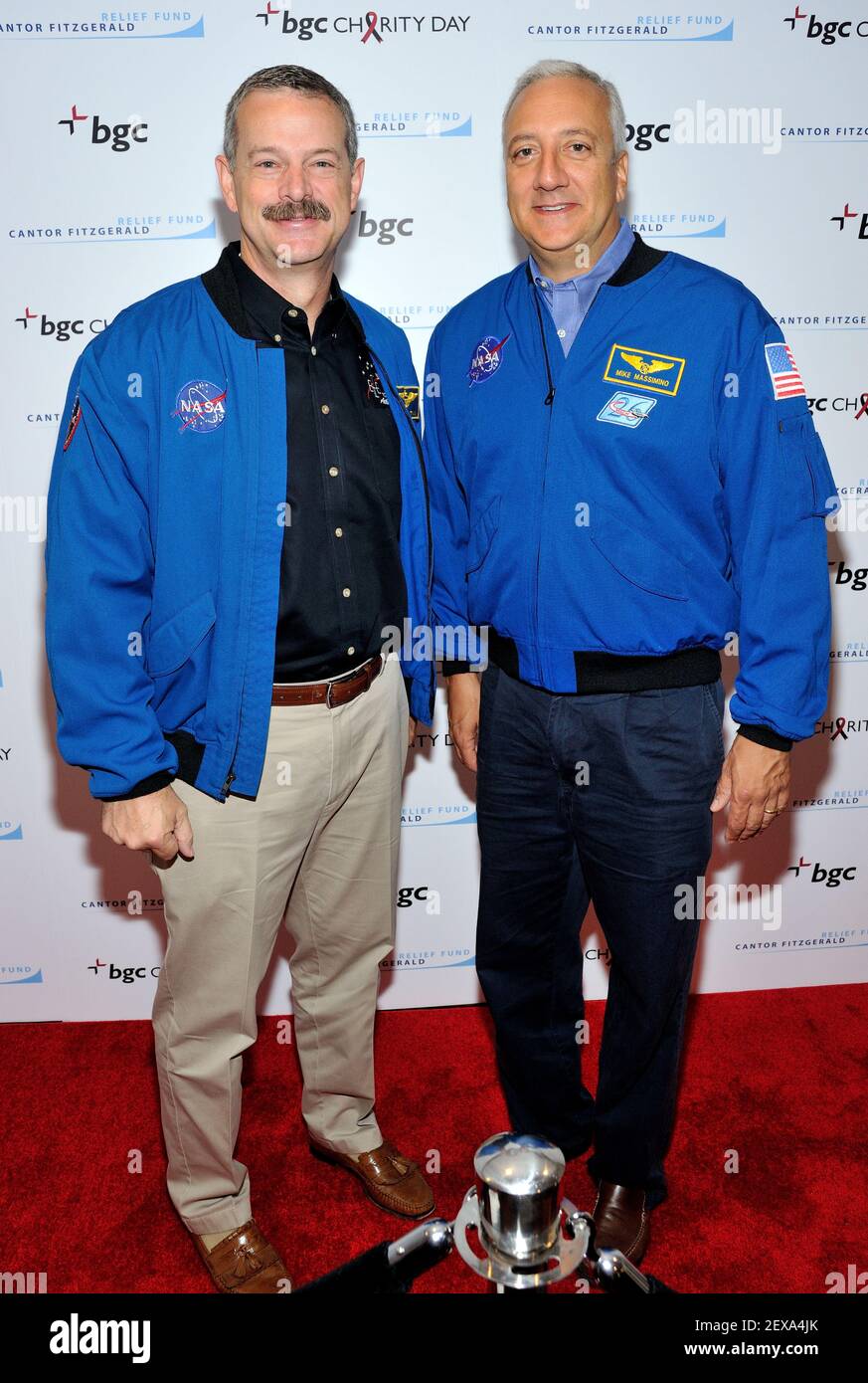 L-R: NASA astronauts Scott Altman and Michael Massimino attend the BGC ...