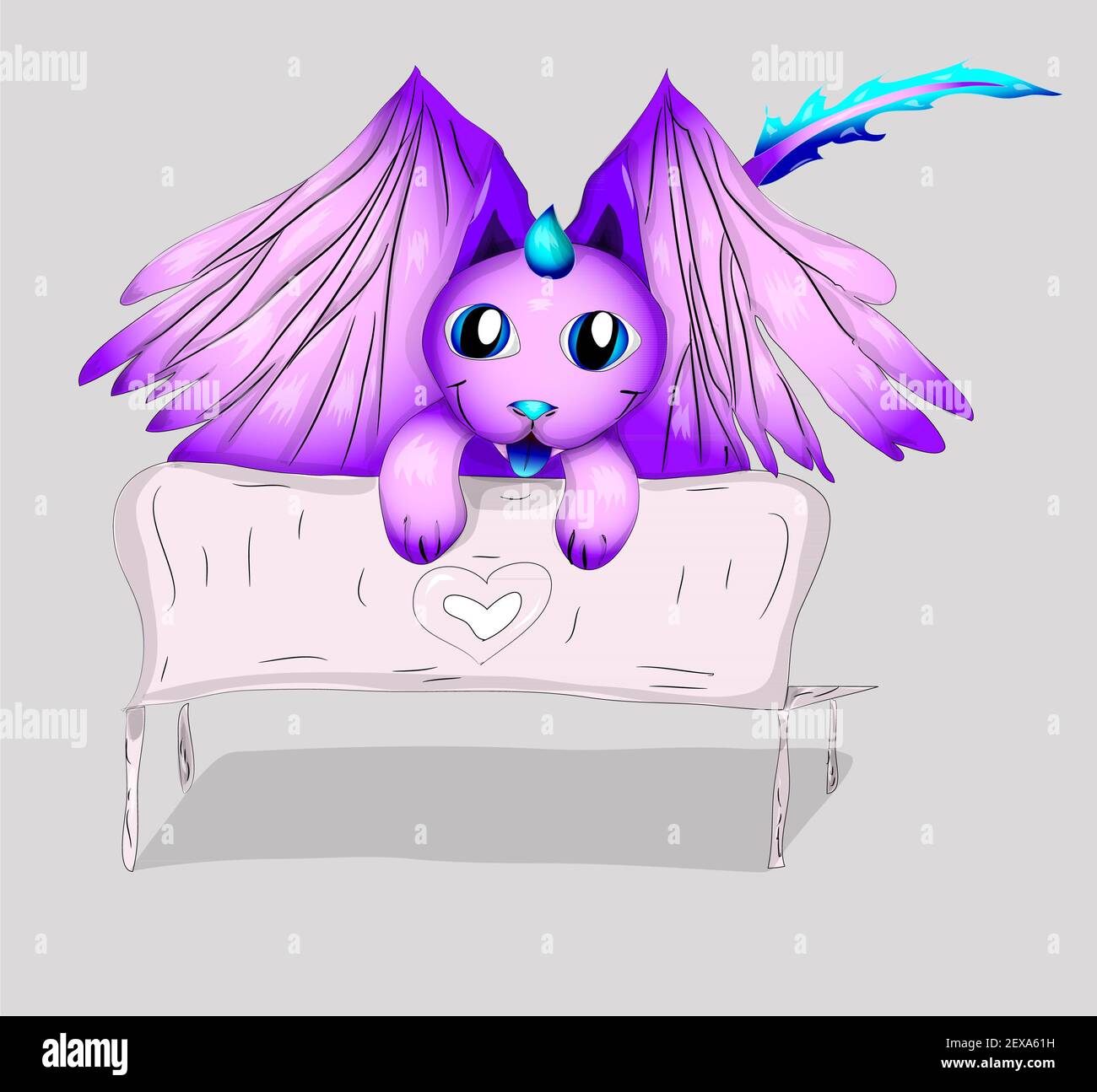 Sphinx mythical creature illustration hi-res stock photography and ...