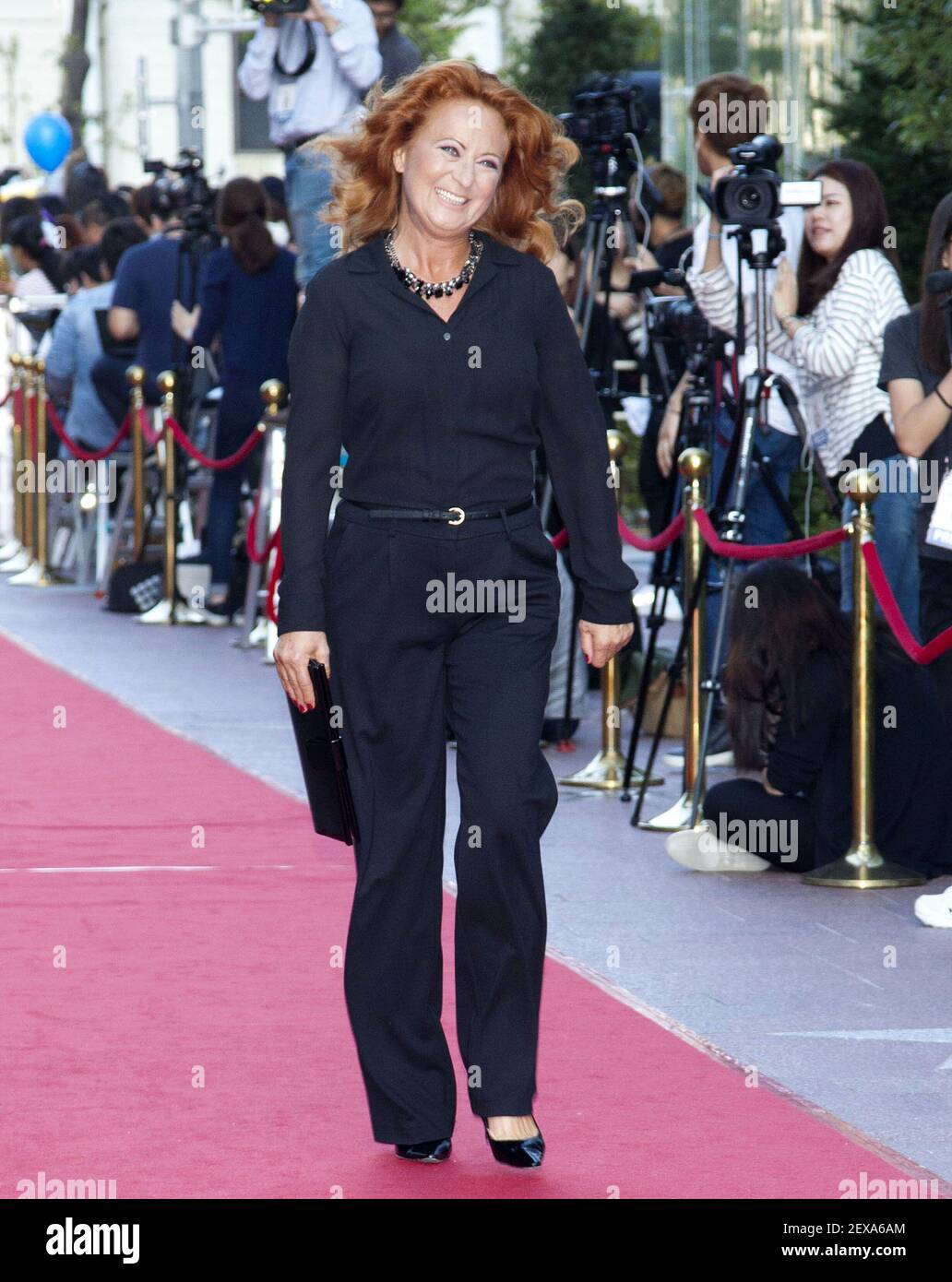 10 September 2015 - Seoul, South Korea : Best Actress Prize Simona sta ...