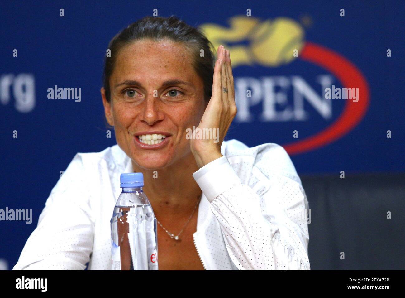 New York NY. Roberta Vinci (ITA) during the Women's Finals on Day 13 of ...