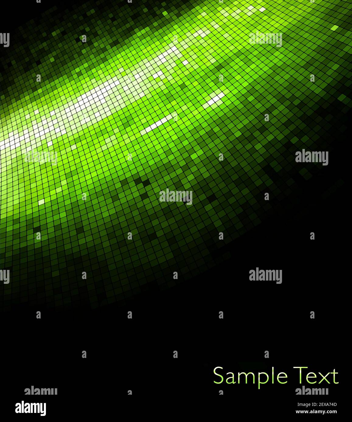 Green geometric tech background. Creative background Stock Photo - Alamy