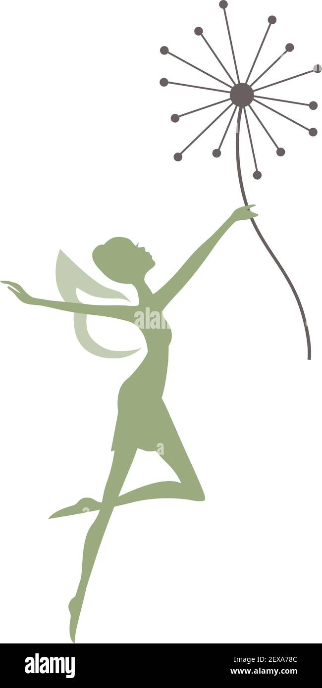 dandelion fairy, vector Stock Vector Image & Art - Alamy
