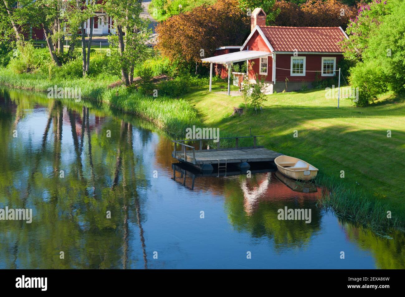Typical swedish countryside hi-res stock photography and images - Alamy