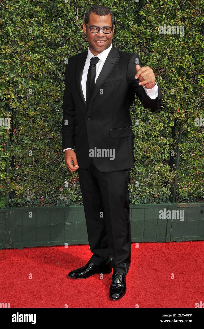 Jordan Peele arrives at the 2015 Creative Arts Emmy Awards held at the ...