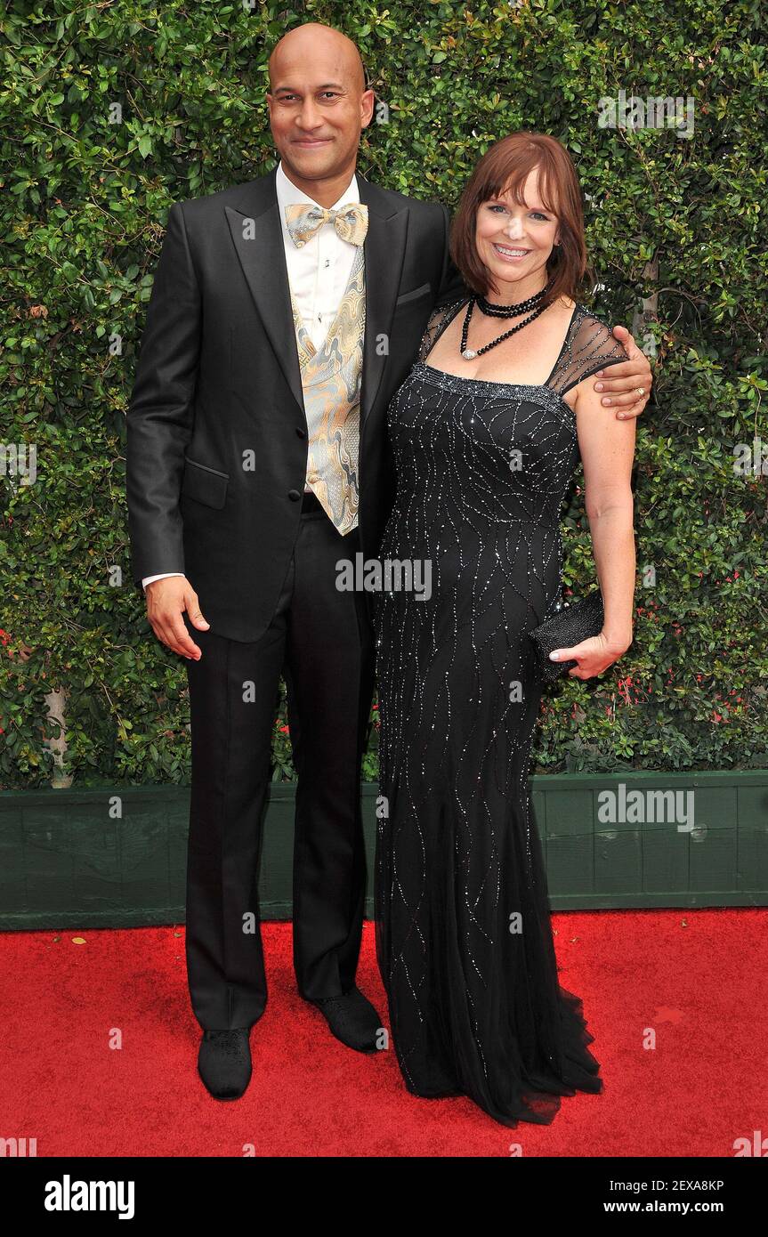 (L-R) Keegan-Michael Key and Cynthia Blaise arrives at the 2015 ...