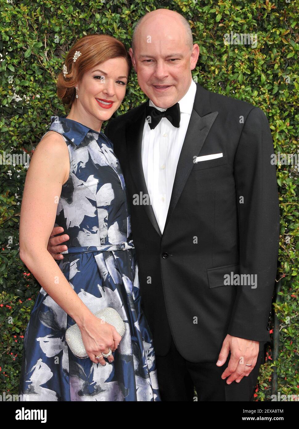 (L-R) Sandra Corddry and Rob Corddry arrives at the 2015 Creative Arts ...