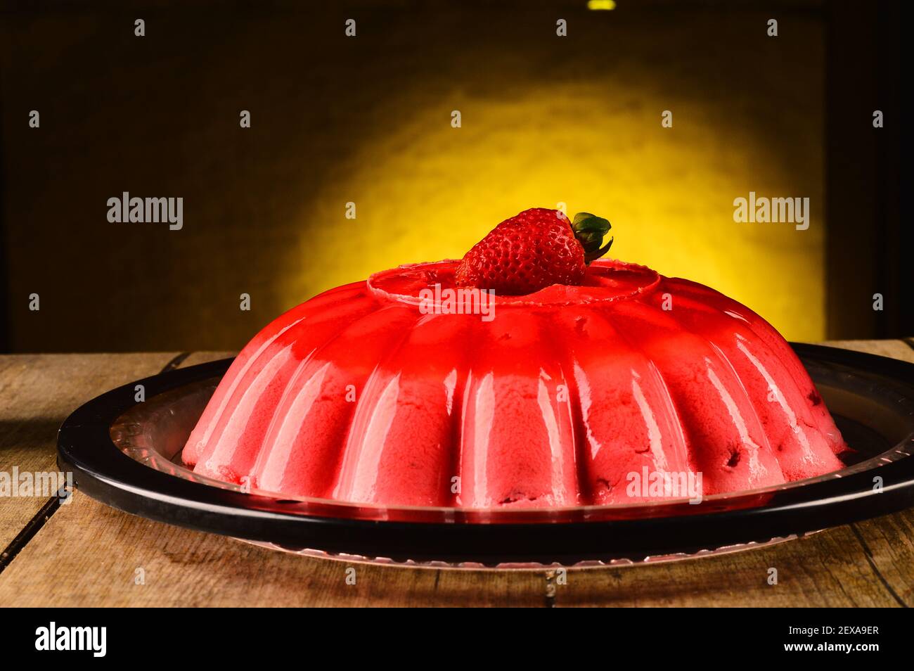 Strawberry mousse desert on hi-res stock photography and images - Alamy