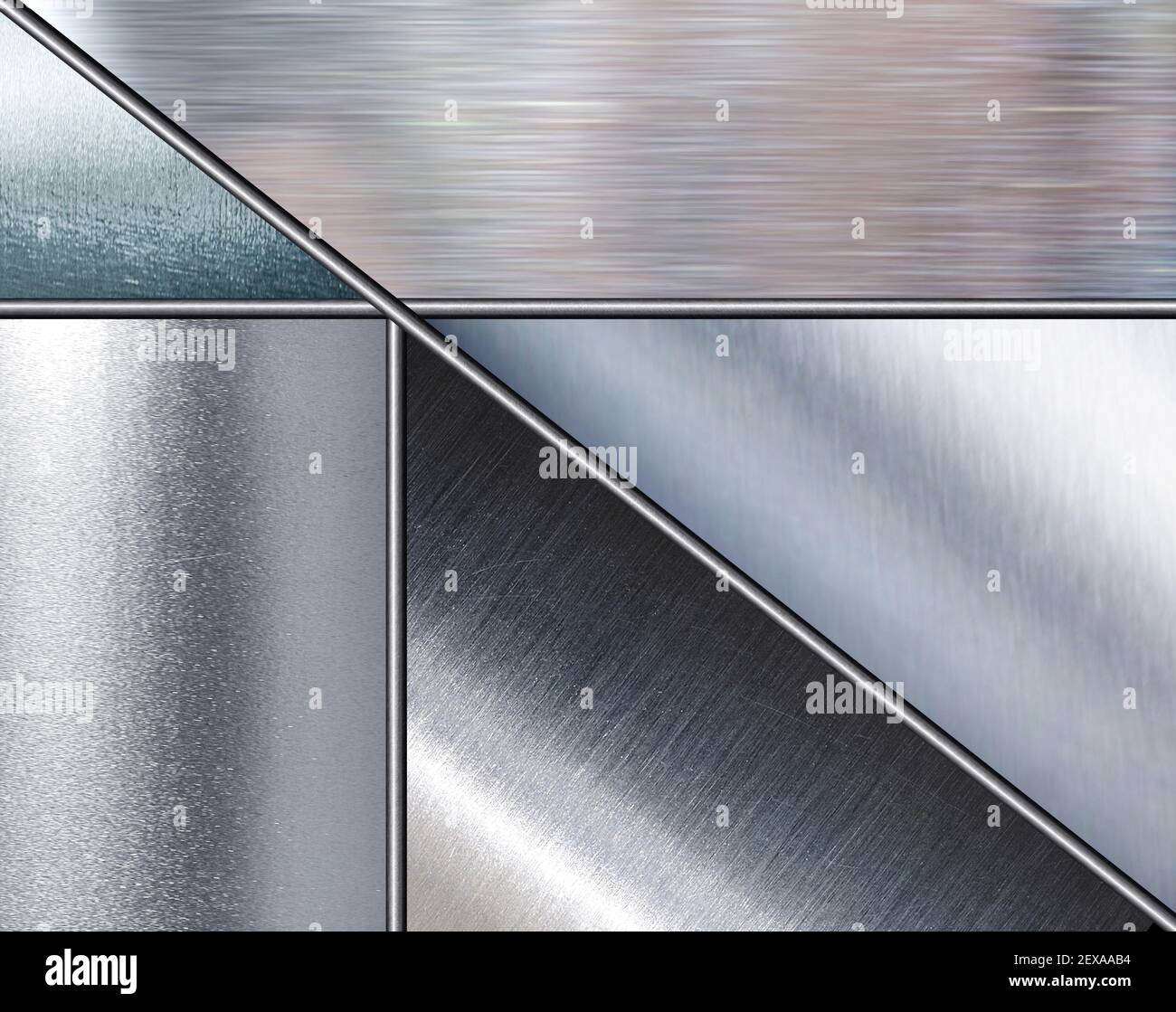 Creative collection of metal Stock Photo - Alamy