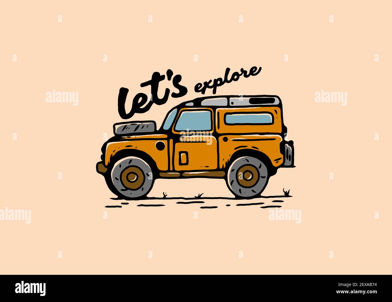 Orange race car at speed Stock Vector Images - Alamy