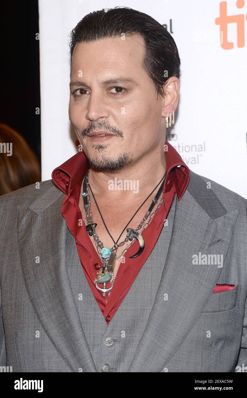 Actor Johnny Depp attends the "Black Mass" Premiere at the Visa ...