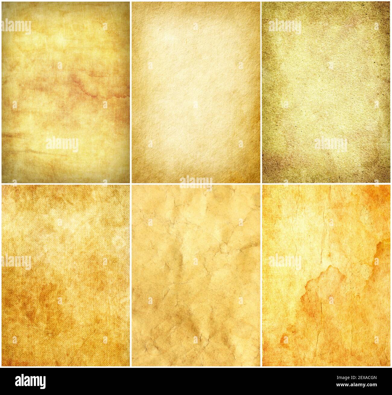 Old paper texture. Set Stock Photo - Alamy