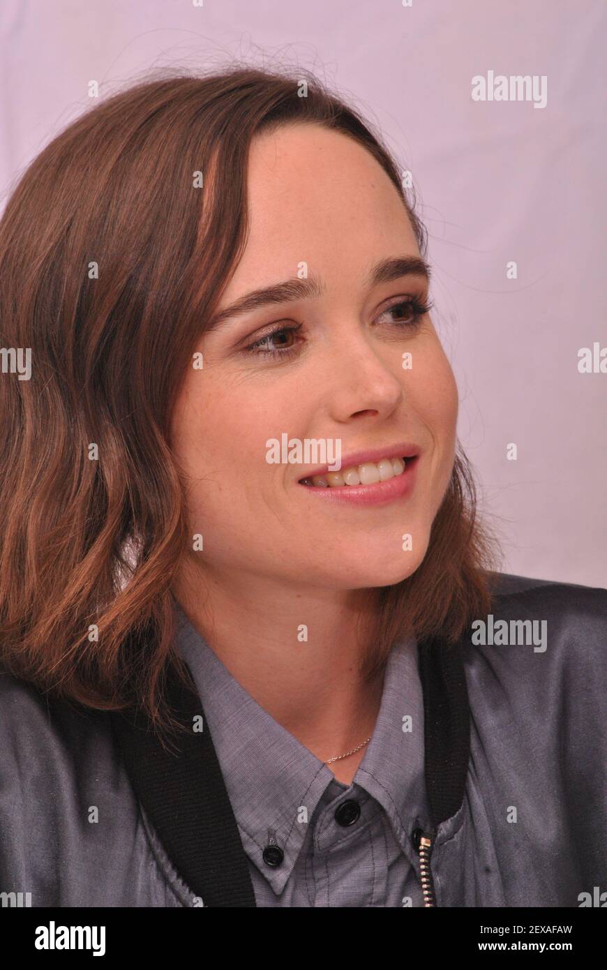 Ellen Page at the Hollywood Foreign Press Association press conference ...