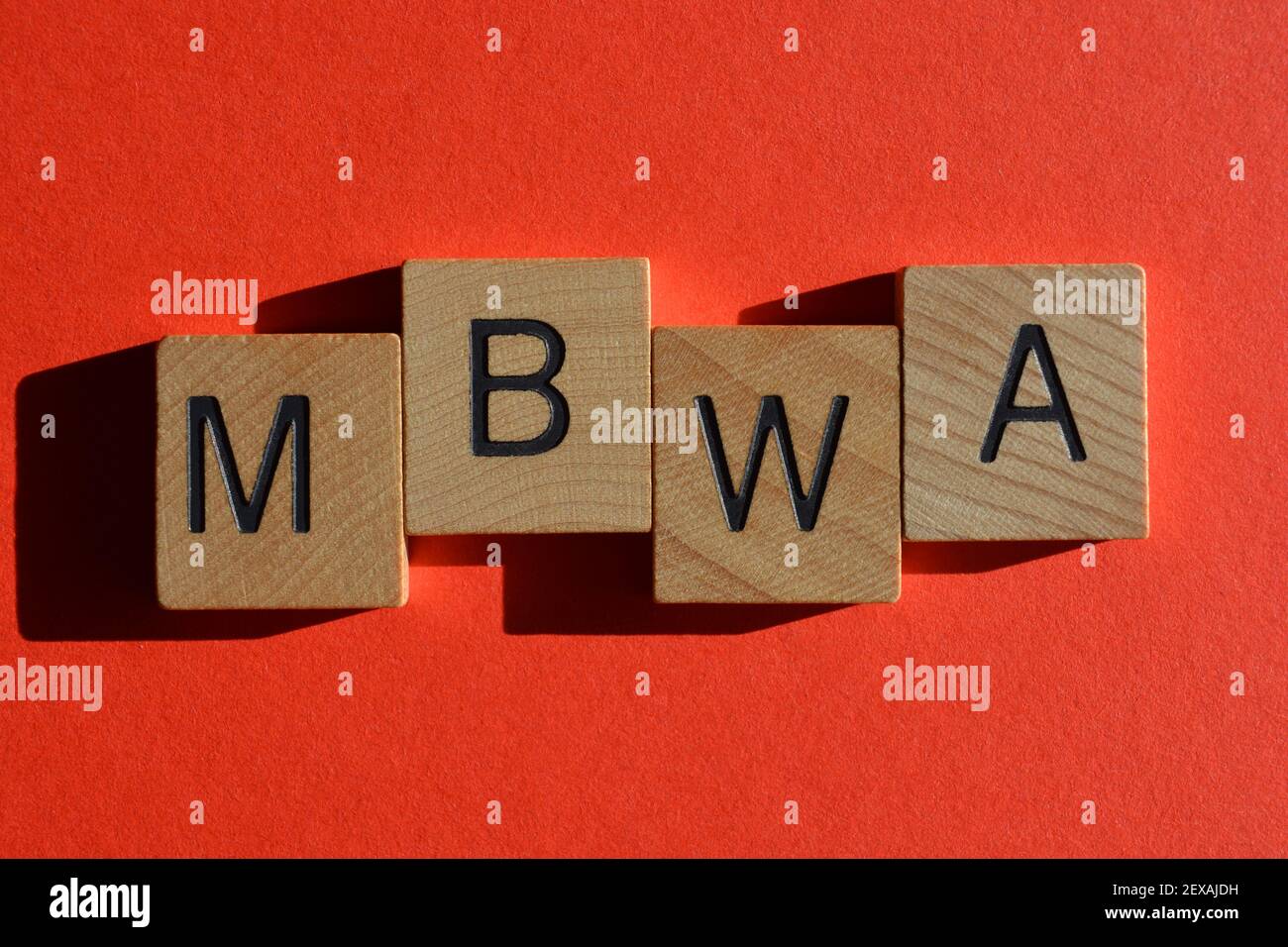 MBWA acronym for Management By Wandering Around Stock Photo - Alamy