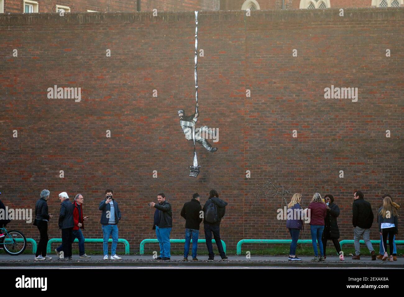 Banksy on reading prison hi-res stock photography and images - Alamy