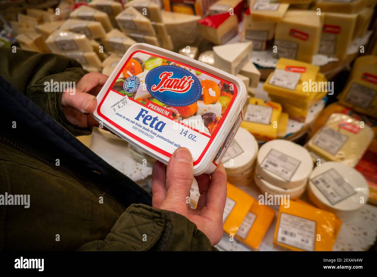 In anticipation of creating a pasta and feta dish, a consumer buys a ...