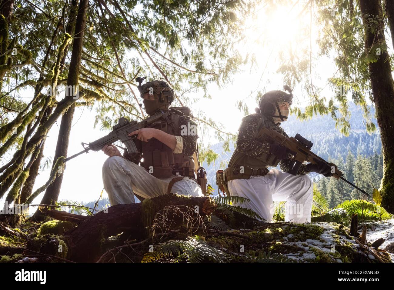 Army Man wearing Tactical Uniform Stock Photo - Alamy