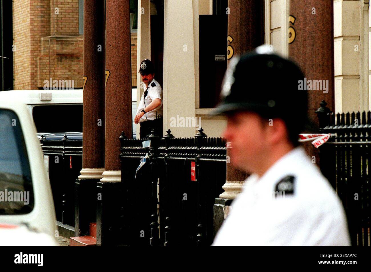 POLICE CORNER OFF THE BELVEDERE HOUSE HOTEL WHERE A QUANTITY OF ...