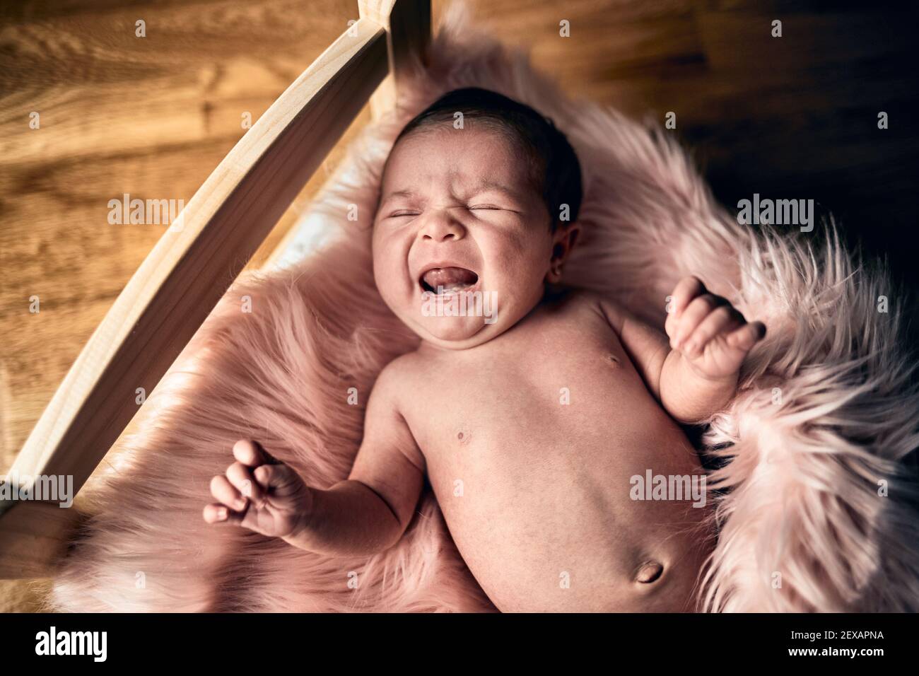 The baby cries hi-res stock photography and images - Alamy