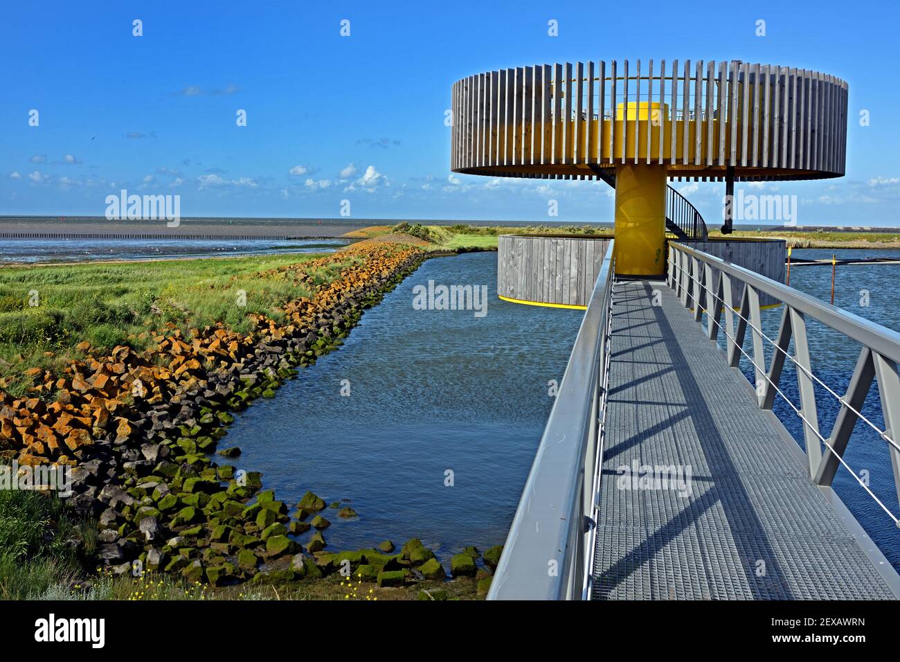 Waddenzee - Wadden Sea Dike Wieringen Port Harbour Den Oever The ...