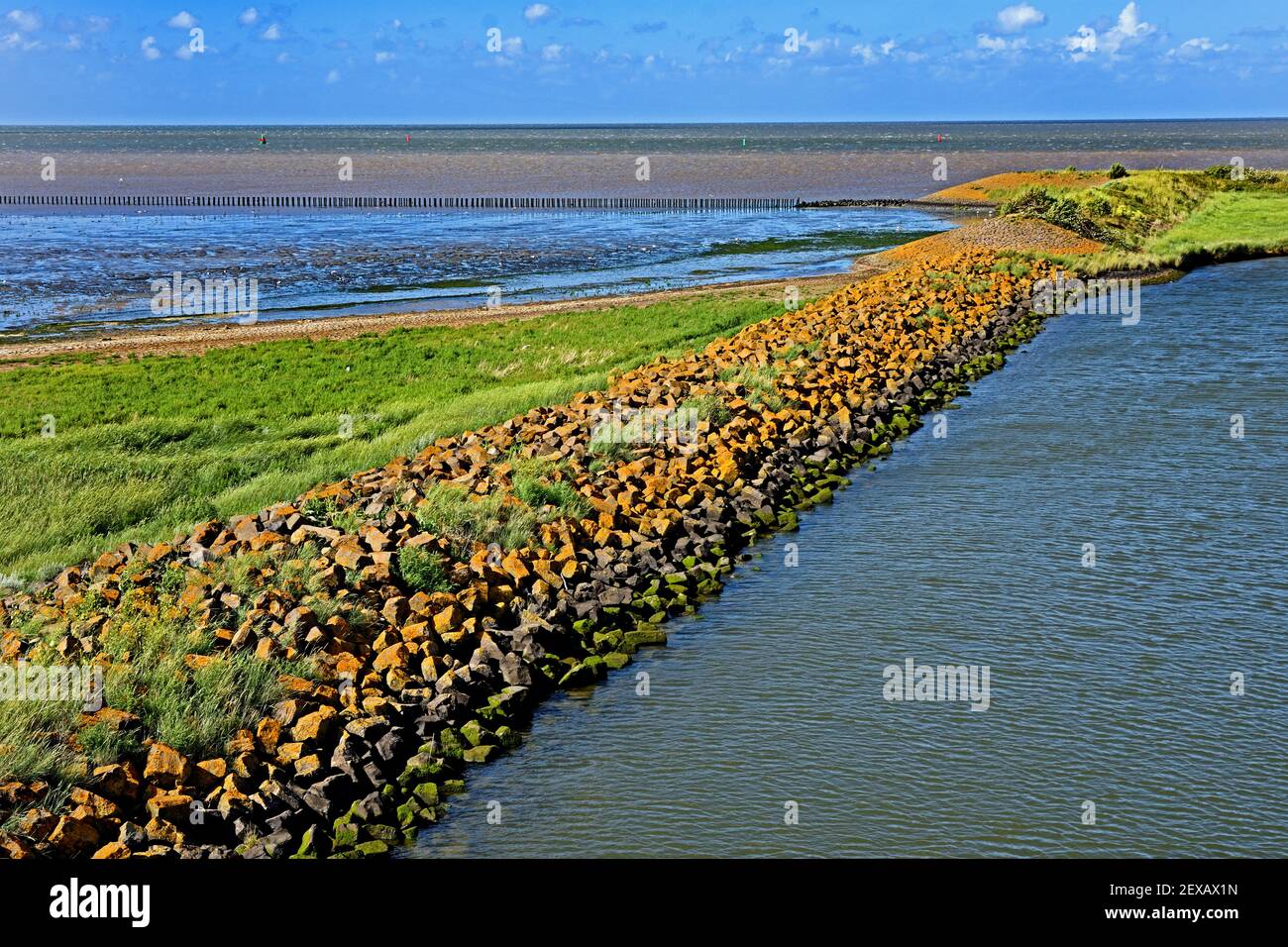 Waddenzee - Wadden Sea Dike Wieringen Port Harbour Den Oever The ...