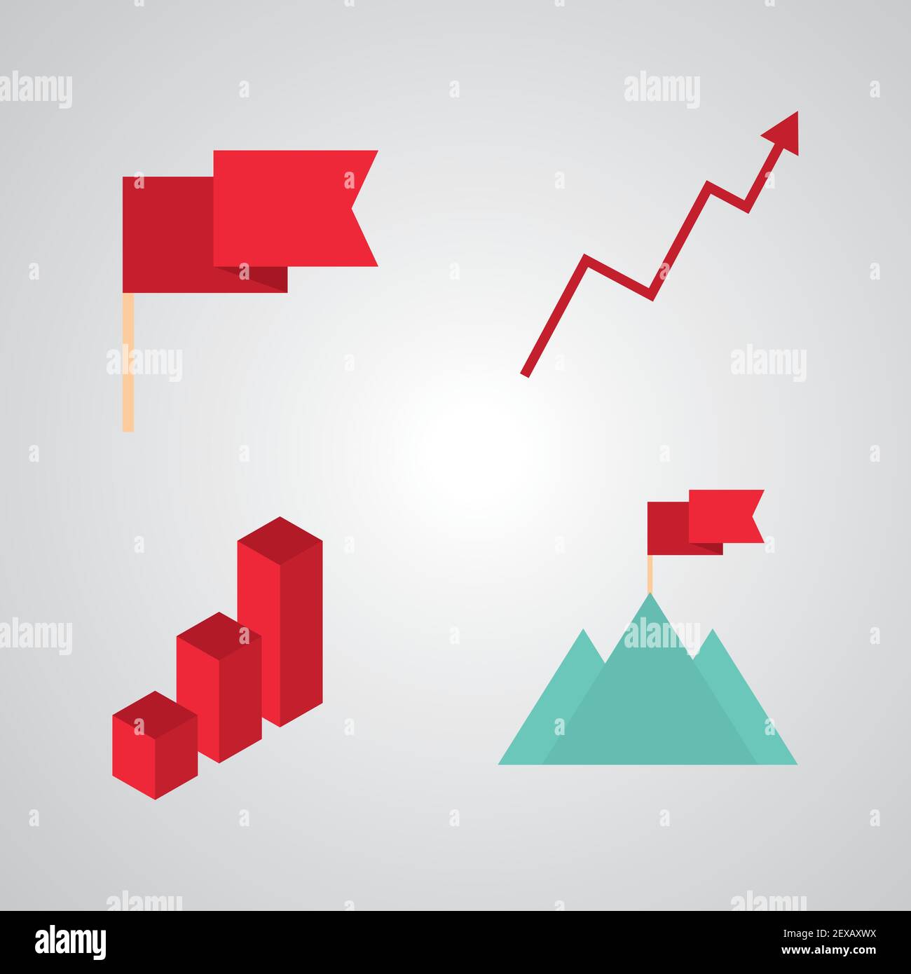business financial growth chart arrow Stock Vector Image & Art - Alamy
